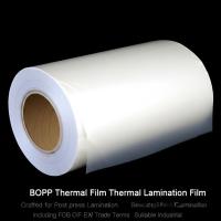 China Customized Thermal BOPP Film Waterproof Tear Resistant Soft Lamination Film for sale