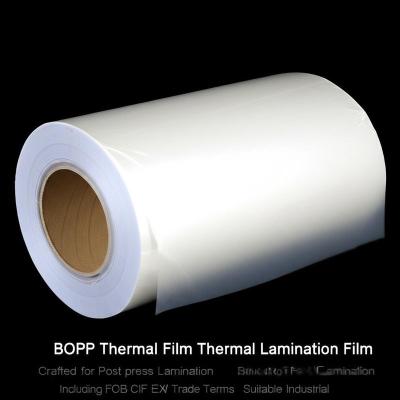 China Customized Thermal BOPP Film Waterproof Tear Resistant Soft Lamination Film for sale