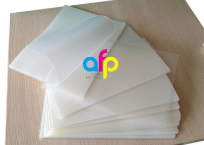 China Polyester 7 Mil Laminating Pouches , Transparent Glossy / Matte Laminating Pouches for sale