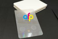 China PET Holographic Pouch Laminating Film Customized Size For Credit Card for sale