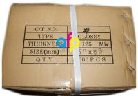 China PET Holographic Pouch Laminating Film Customized Size For Credit Card for sale