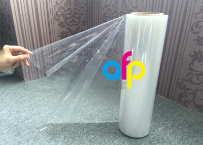 China Corner Folded Polyolefin Shrink Wrap Film Rolls 12.5micron 15micron 22micron 25micron for sale
