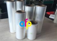 China Corner Folded Polyolefin Shrink Wrap Film Rolls 12.5micron 15micron 22micron 25micron for sale