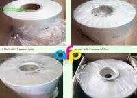 China Package Polyolefin Shrink Wrap Tube Film , Soft Moisture Proof Centerfold Shrink Film for sale