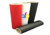China Red 35 Micron Matte Lamination Film Roll Eco Friendly Soft Touch Material for sale