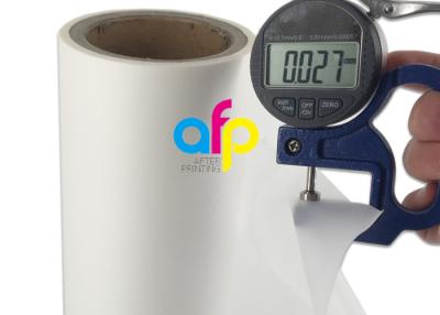 China 27 Mic BOPP Laminating Film Roll , 3 Inch Core Cosmetic Packing Film Roll for sale