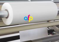 China Matte Soft Silk Lamination Film , Clear Paperboard / Paper Lamination Film Roll for sale