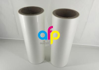 China Transparent Thermal Scratch Resistant Film Glossy / Matte Finish Laminating Film SGS Approval for sale