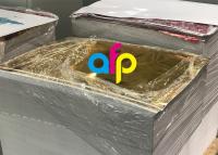 China Matte Gold Metallic Polyester Film , 24 Micron Polyester Laminating Film for sale