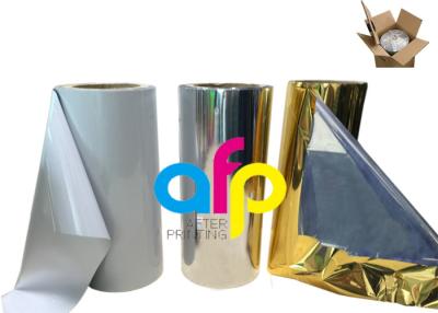 China Metalized Polyester PET Film 22micron Lamination Metallized Film Roll for sale