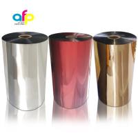 China Chemically Treated Polyester Metallized Thermal Laminate Film For Offset Printing for sale