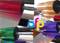 China Flexible Packaging BOPP Holographic Film Roll 280mm*3000m 445mm*3000m for sale