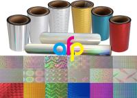 China Thermal Laser Holographic Film Printable 28micron BOPP Thermal Film for sale