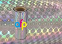 China Hot Laser Holographic Film PET EVA Seamless Rainbow Transparent Holographic Film for sale