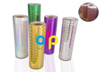 China Custom Plastic Holographic PET Film , Clear Holographic Film Roll for sale