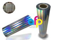 China Transparent / Silver Laser Holographic Film 18micron-50micron for sale