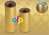 China Glossy / Matte Opaque Laser Holographic Film Roll For Paper Bag Metallic Colors for sale
