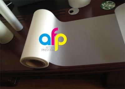China Clear Polyester Plastic Heat Laminating Film For Paper Lamination for sale