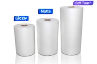 China Glossy / Matte Finishing Thermal Laminating Film Roll 23micron 25micron for sale