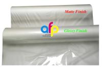 China Glossy / Matte Finishing Thermal Laminating Film Roll 23micron 25micron for sale