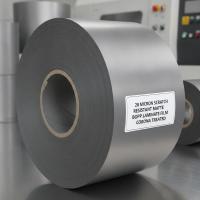 China 28 Micron Scratch Resistant Matte BOPP Laminate Film Corona Treated for sale