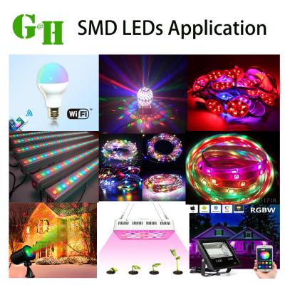 China Multi Color IC 5050 SMD LED Featuring Communication Protocol SPI Or I2C Providing Color Control and Lighting Performance for sale