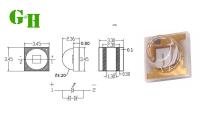 China Infrared IR LED Chips Featuring Wavelength 850nm and Operating Temperature Range Minus 40 Celsius to 85 Celsius Ideal for Security Systems for sale