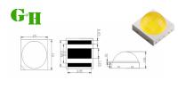 China 150 Lm W Luminousefficiency LED Chip Offering 120 Degrees Viewingangle Designed for LED Flashlights and Portable Lighting for sale