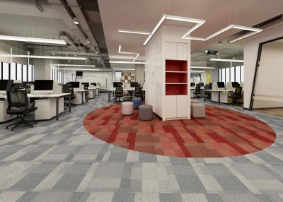 China Commercial Luxury Pvc Flooring 5 Colors 100% Polypropylene Material for sale