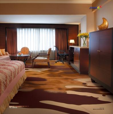 China Hotel carpet   Wool material   Axminster carpet  pile height 7-8mm  width 4M for sale