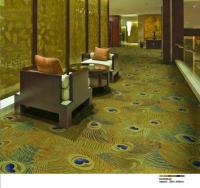 China Hotel carpet   Wool material   Axminster carpet  pile height 7-8mm  width 4M for sale