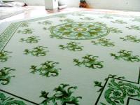 China Comfortable Handmade Woollen Carpet / Chinese Hand Knotted Wool Rugs for sale