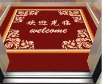 China Logo mat  nylon printed mat  nylon carpet  rubber backing  Custom logo mat for sale