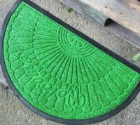 China Polypropylene embossed anti slip rubber door mat  Embossed floor mat for sale