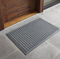 China Polypropylene embossed anti slip rubber door mat  Embossed floor mat for sale