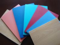 China Custom PVC Floor Covering , Basketball Court Flooring Wood Grain Surface for sale