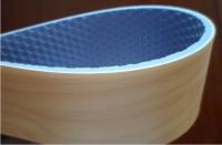 China Custom PVC Floor Covering , Basketball Court Flooring Wood Grain Surface for sale