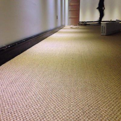 China Sisal carpet  Width 4M  100% sisal fiber  Small thread natural sisal for sale