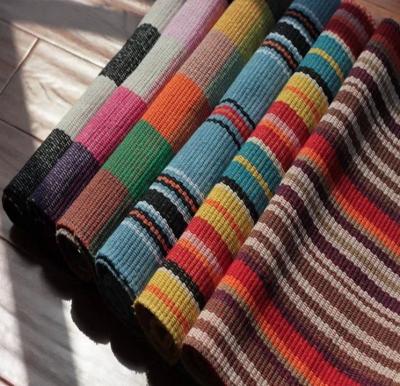 China Hand-woven mat  Cotton material   Children's mat for sale