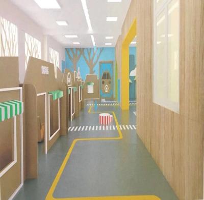 China Hospital Plastic Floor Covering Corrosion Resistance Durable Feature for sale