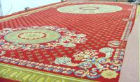 China Square Handmade Woollen Carpet Pile Height 11mm Customized Service for sale