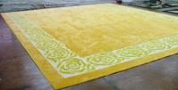 China Square Handmade Woollen Carpet Pile Height 11mm Customized Service for sale