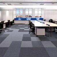 China Custom Office Carpet Flooring / 100 Polypropylene Twist Pile Carpet for sale