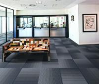 China 50*50cm Office Carpet Flooring , Polypropylene Floor Tiles With Fiber Glass for sale