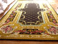 China Large Handmade Woollen Carpet , Wool Oriental Rugs Pile Height 11-17mm for sale