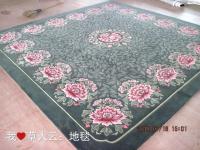 China Large Handmade Woollen Carpet , Wool Oriental Rugs Pile Height 11-17mm for sale