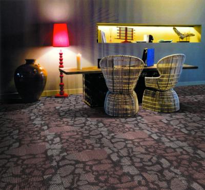 China Plastic Office Carpet Flooring 50*50cm Pile Height 2.5-5.5mm OEM Service for sale