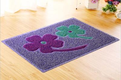 China Beautiful Flat Door Mat , Rubber Backed Coir Door Mats Thickness 10mm for sale