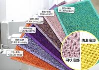 China Beautiful Flat Door Mat , Rubber Backed Coir Door Mats Thickness 10mm for sale
