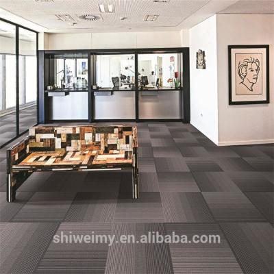 China Wholesale leve loop graduate color pp formal carpet tile 50*50cm for sale